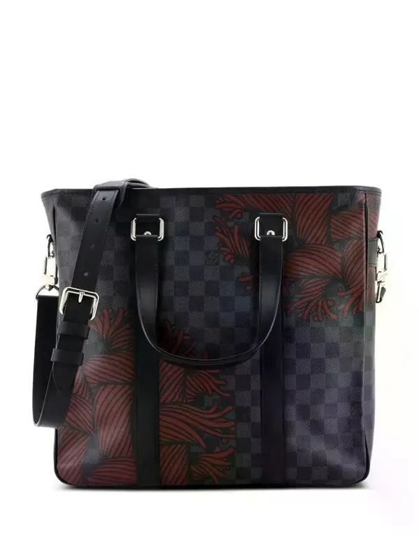 LOUIS VUITTON Tadao Handbag Limited Edition Nemeth Damier Graphite Pm Tote Bag