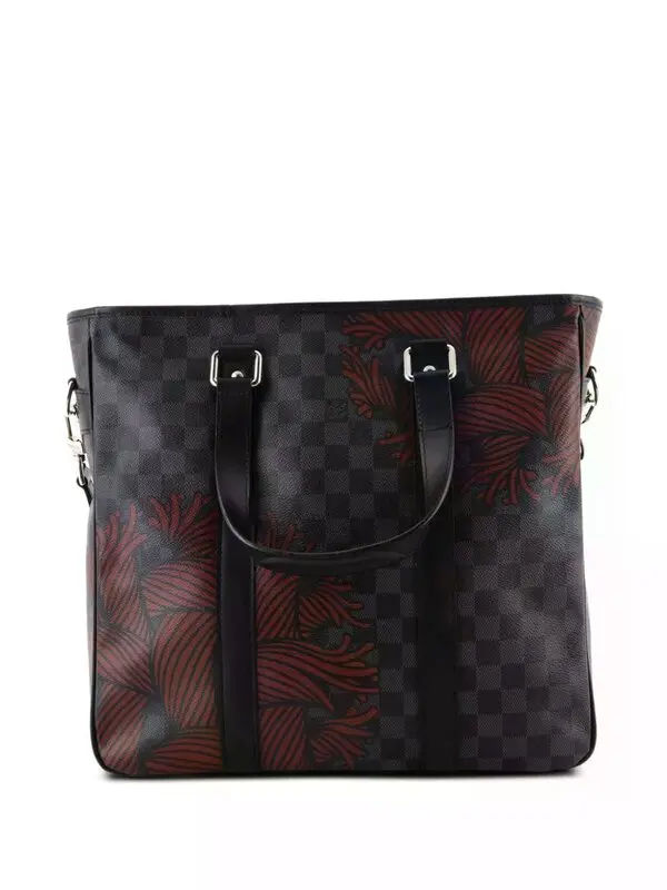 LOUIS VUITTON Tadao Handbag Limited Edition Nemeth Damier Graphite Pm Tote Bag