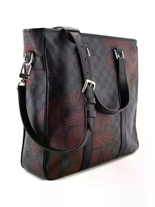 LOUIS VUITTON Tadao Handbag Limited Edition Nemeth Damier Graphite Pm Tote Bag