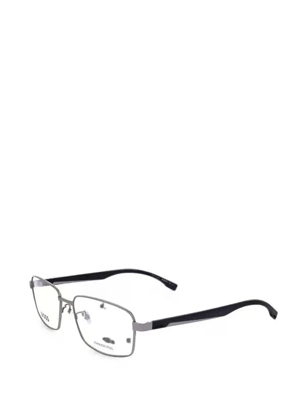 BOSS Rectangle-frame Glasses - Grey