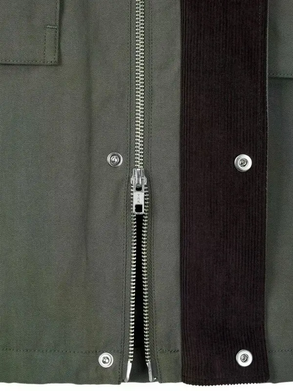 STUDIO TOMBOY Corduroy-collar Flap-pocket Shirt Jacket