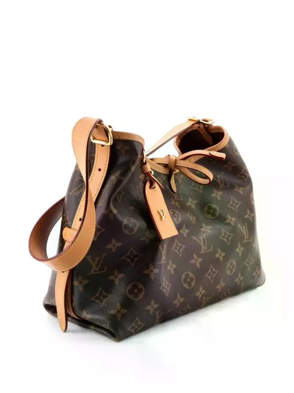 LOUIS VUITTON Carryall Monogram Canvas Pm Hobo Bag