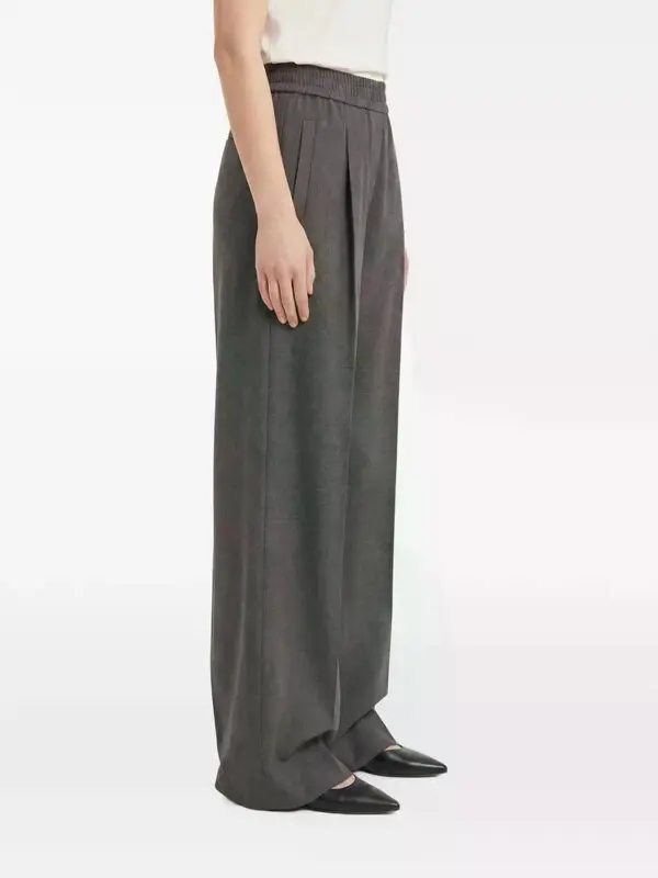 Brunello Cucinelli Pleated Wide-leg Trousers