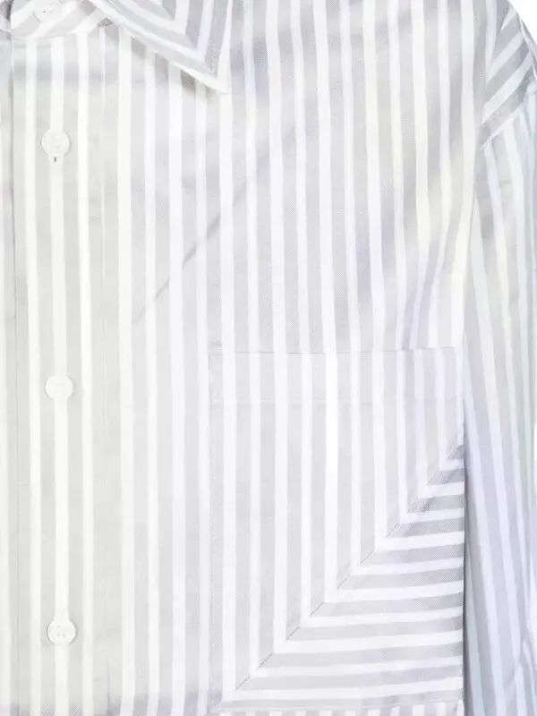 Victoria Beckham Striped Cotton Shirt