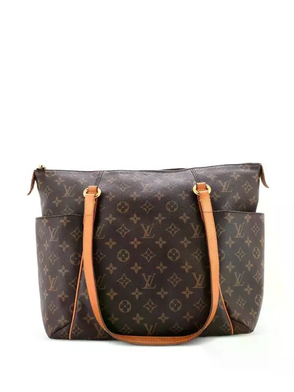 LOUIS VUITTON Monogram Canvas Shoulder Bag - Brown