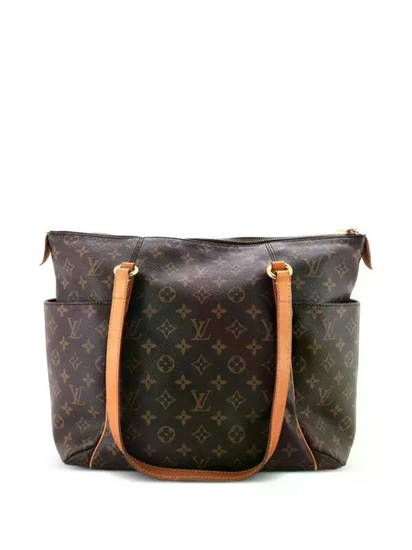 LOUIS VUITTON Monogram Canvas Shoulder Bag - Brown