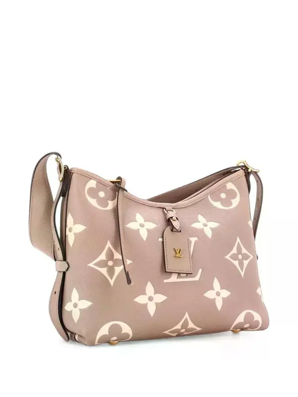 LOUIS VUITTON Carryall Bicolor Monogram Empreinte Giant Pm Hobo Bag