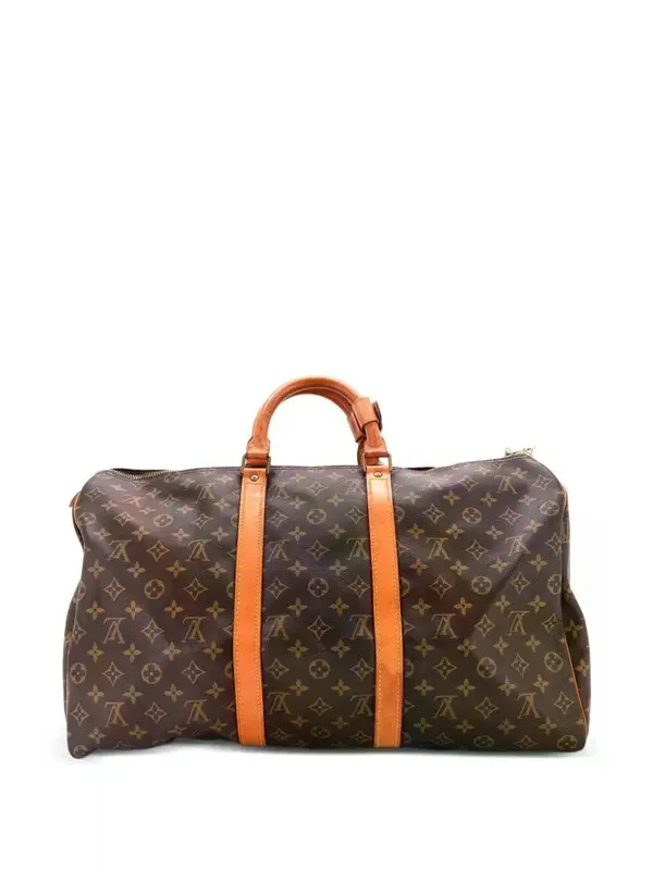 LOUIS VUITTON Monogram Canvas Keepall 50 Travel Bag