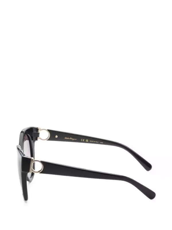 FERRAGAMO Gancini Cat-eye Sunglasses - Black