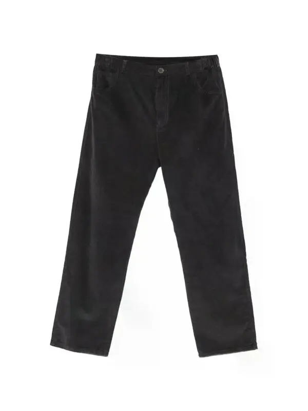 PRIVATE 0204 Corduroy Straight-leg Trousers - Blue