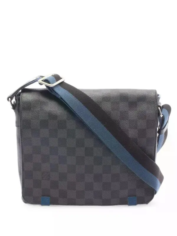 LOUIS VUITTON Damier Graphite District Shoulder Bag