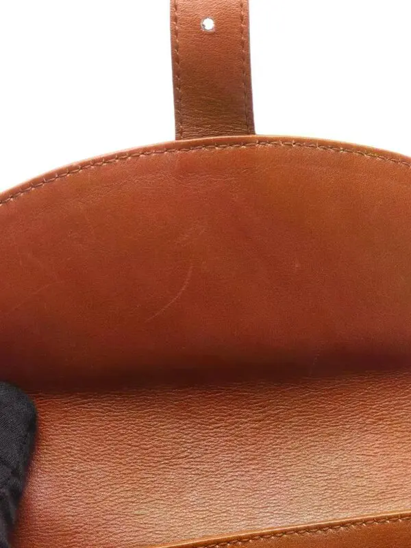 Gucci Bamboo Handle Leather Backpack