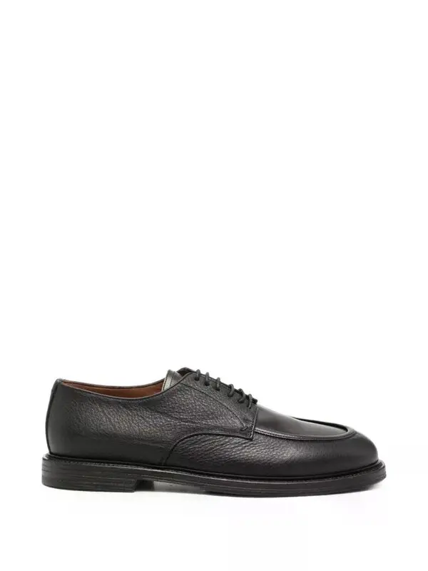 PANTANETTI Grained Leather Lace-up Shoes