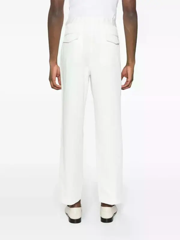 Gucci Web-detail Cotton Trousers