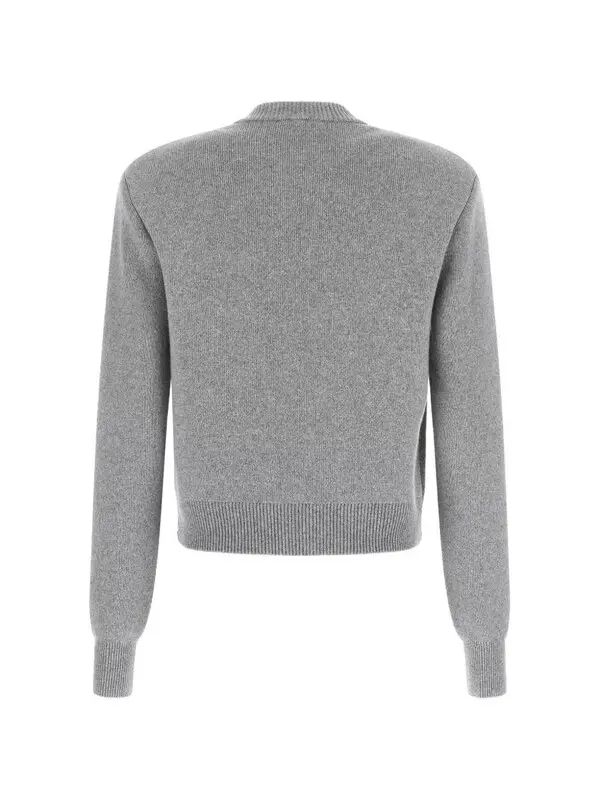 Balmain Engraved-button Crew-neck Cardigan
