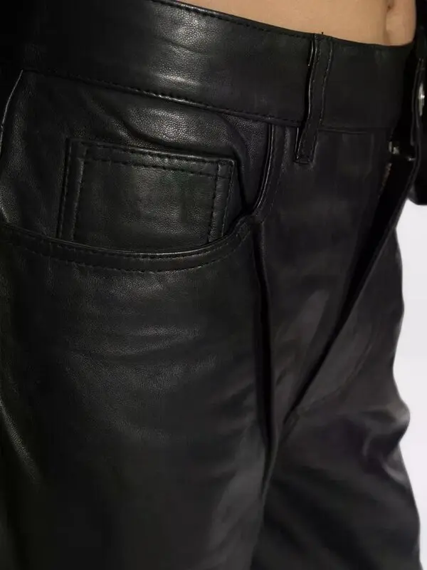 ROTATE BY BIRGER CHRISTENSEN Leather Cargo Pants