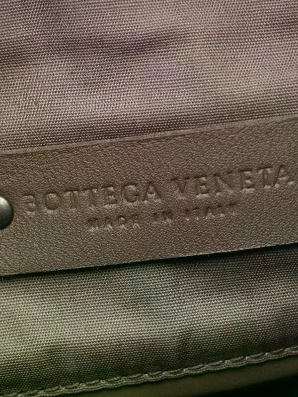 Bottega Veneta 2010s Intrecciato Striped Backpack