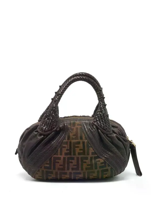 Fendi 2007 Baby Spy Zucca Shoulder Bag
