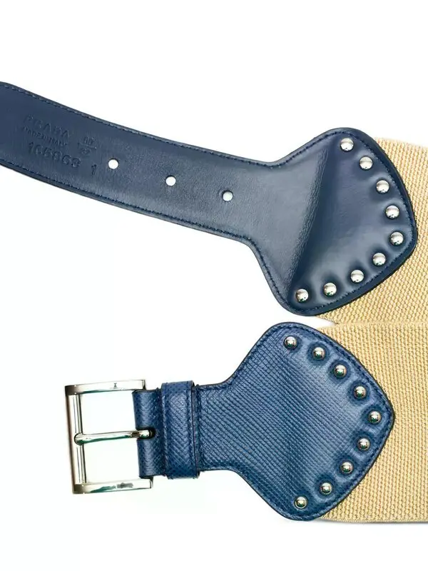 Prada Leather-trimmed Belt