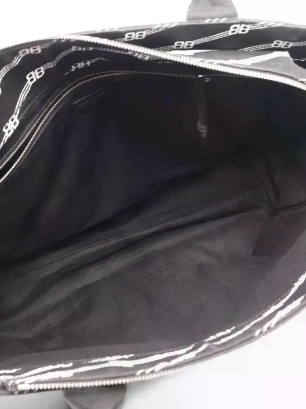 Balenciaga 2000s Large Trade Bb Monogram Tote Bag