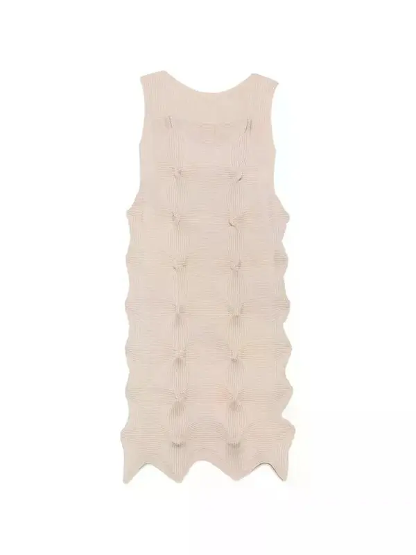 Issey Miyake Textured Pleated Dress