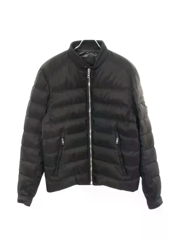 Prada Quilted High Neck Zip Jacket