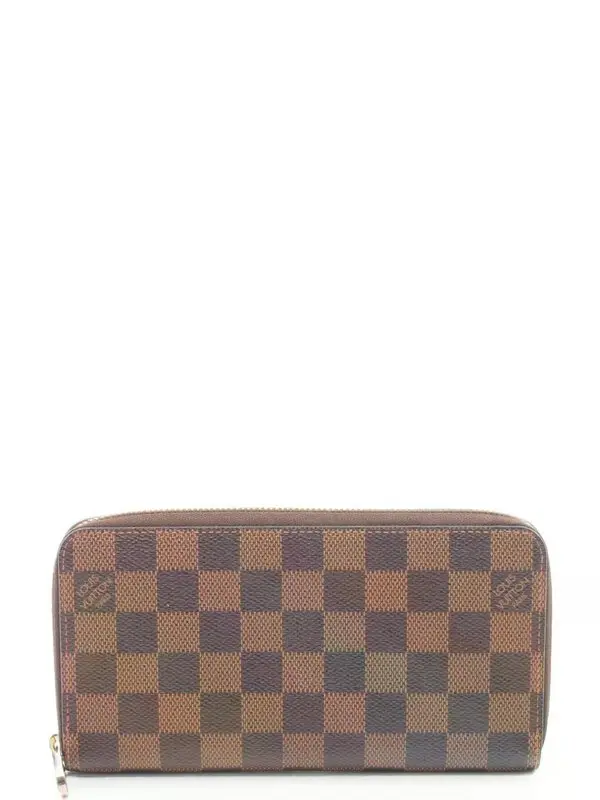 LOUIS VUITTON 2013 Damier Zippy Wallet - Brown