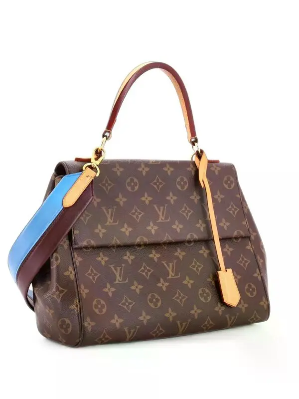 LOUIS VUITTON Cluny Top Handle Bag Monogram Canvas Mm Shoulder Bag