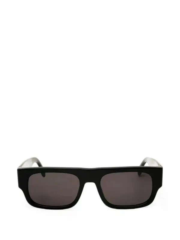 Palm Angels Midway Rectangle-frame Sunglasses - Black