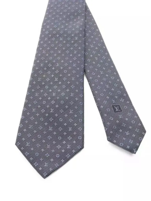 LOUIS VUITTON 2019 Monogram Pointed-tip Tie