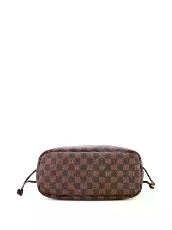 LOUIS VUITTON Damier Ebene Neverfull Pm Tote Bag - Brown