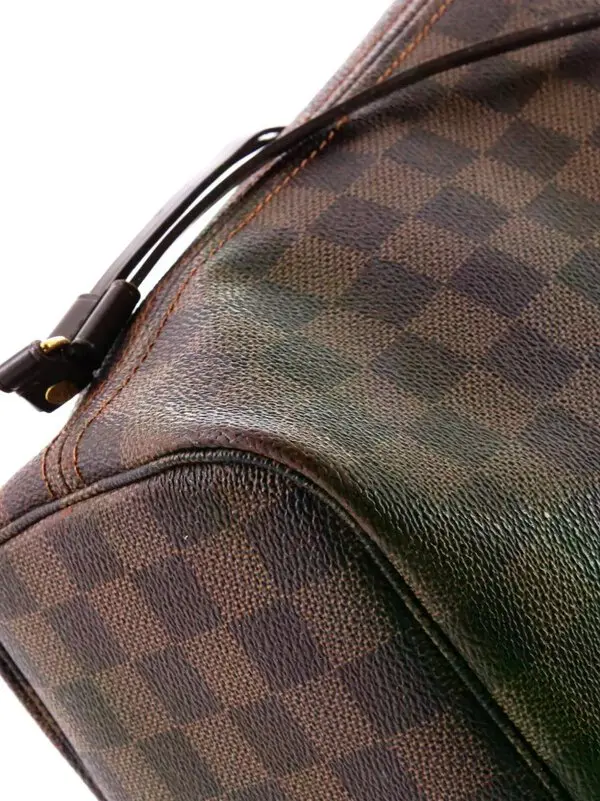LOUIS VUITTON Damier Ebene Neverfull Pm Tote Bag - Brown