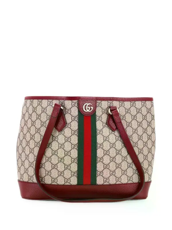 Gucci Ophidia Gg Coated Canvas Medium Tote Bag