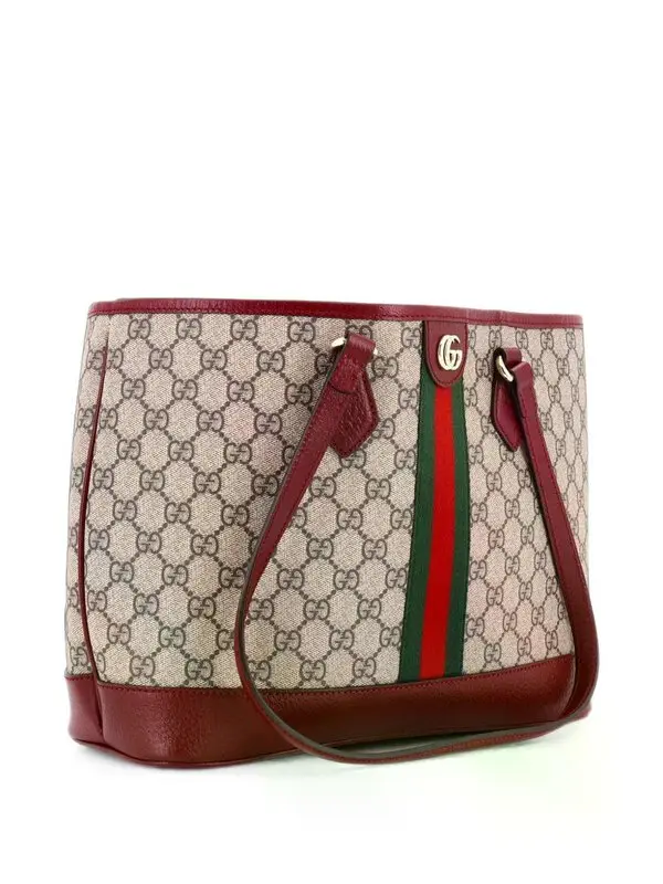 Gucci Ophidia Gg Coated Canvas Medium Tote Bag
