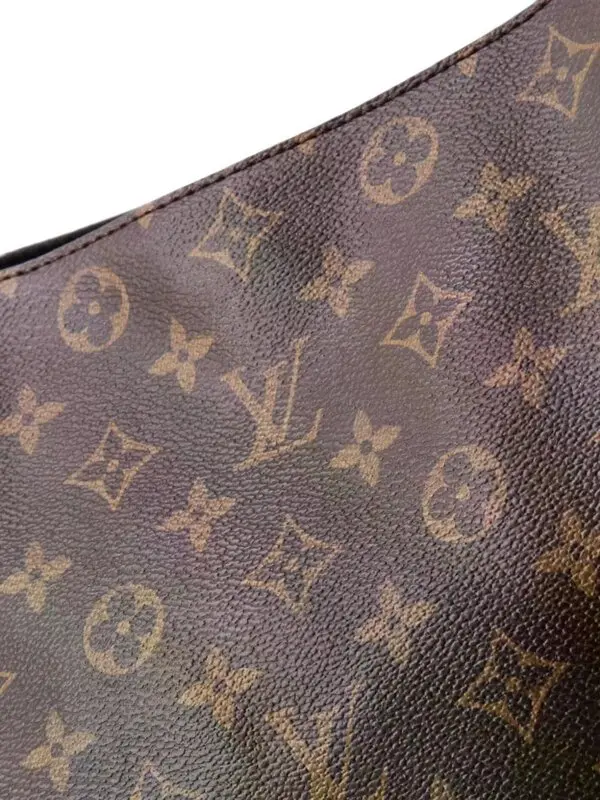LOUIS VUITTON Monogram Canvas Surene Shoulder Bag - Black