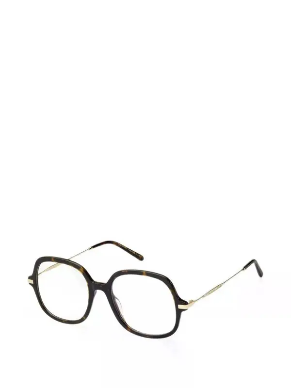 Marc Jacobs Tortoiseshell-effect Geometric-frame Glasses