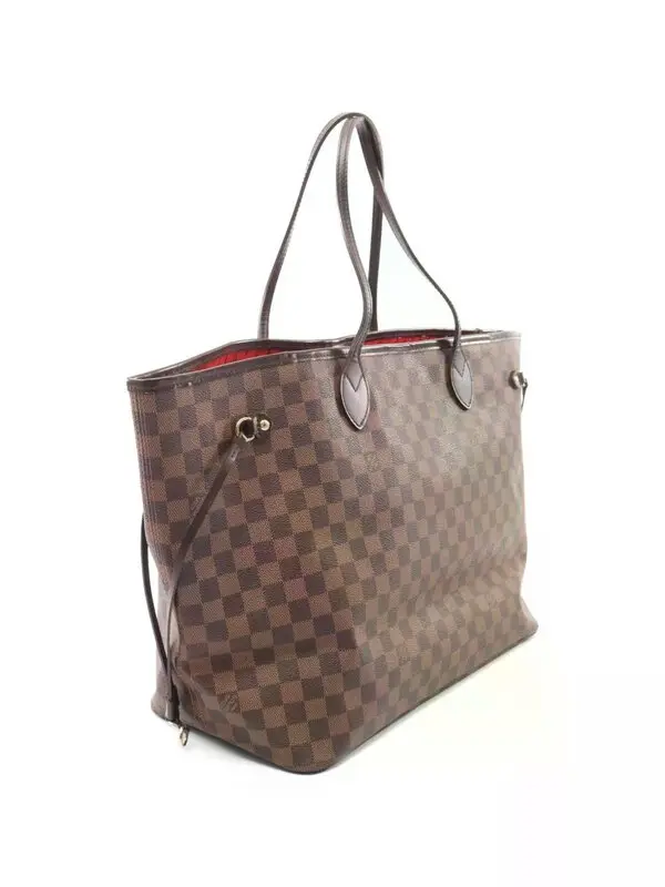 LOUIS VUITTON Gm Damier Ebene Neverfull Tote Bag