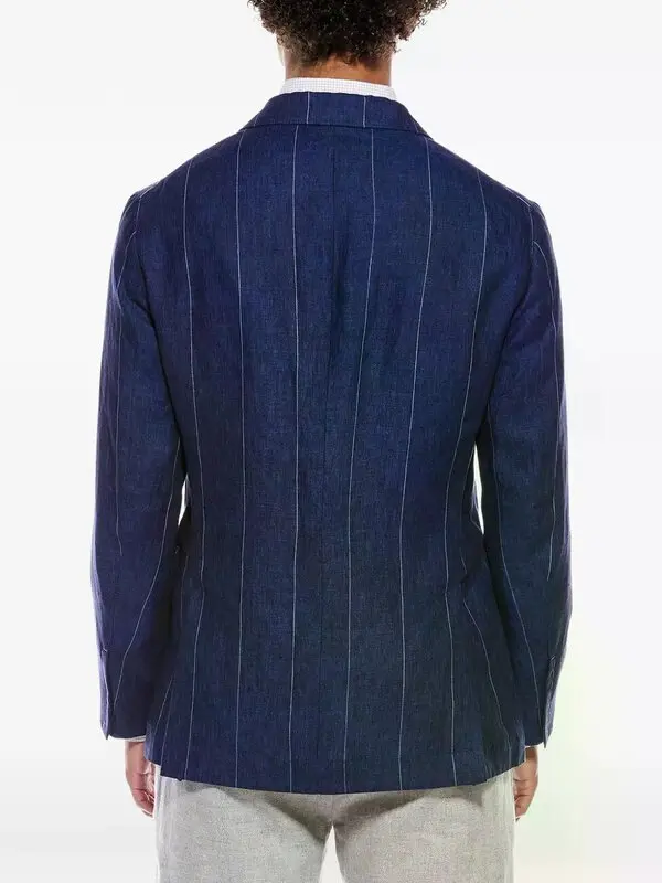 Brunello Cucinelli Striped Linen Blazer