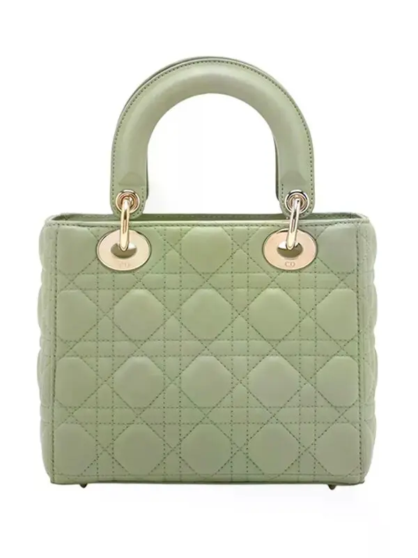 Dior 2000-2026 Small Lambskin Cannage Lady Satchel