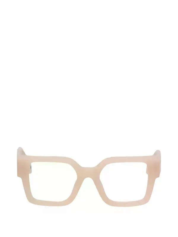 Off-White Square Frame Eyeglasses - Neutrals