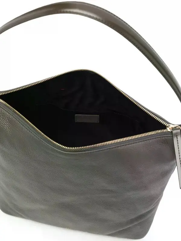 A.p.c. Vera Grained Leather Shoulder Bag - Grey