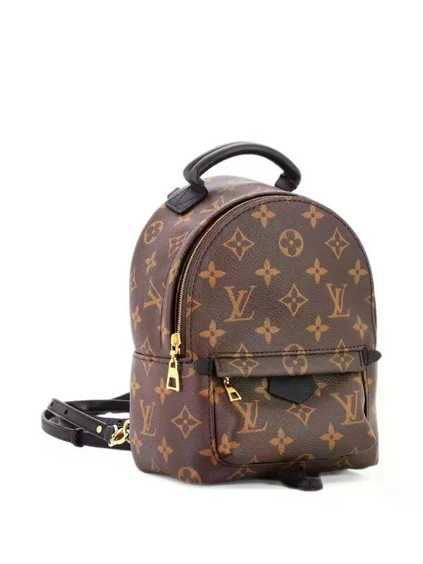 LOUIS VUITTON Palm Springs Monogram Canvas Mini Backpack
