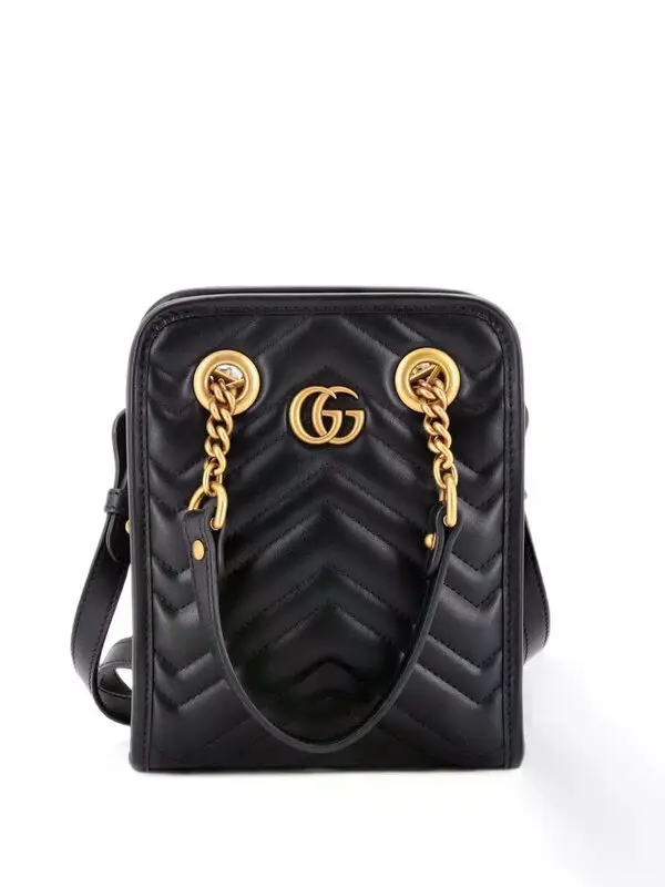 Gucci Gg Marmont Matelassé Leather Mini Crossbody Bag