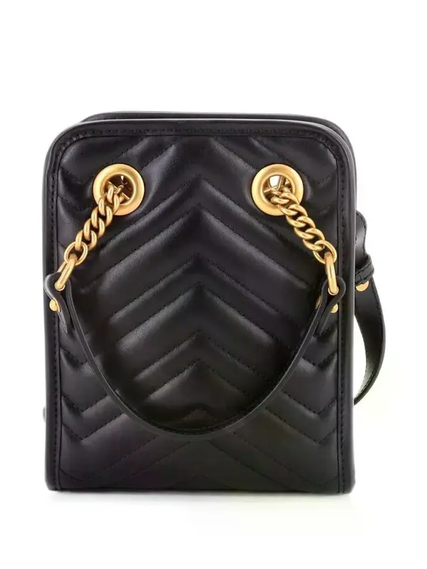 Gucci Gg Marmont Matelassé Leather Mini Crossbody Bag