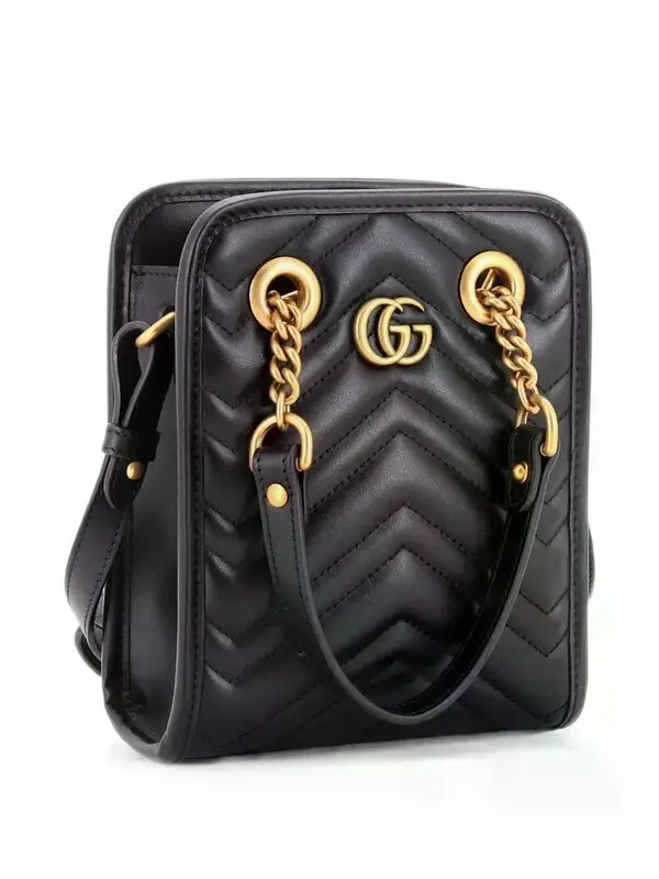 Gucci Gg Marmont Matelassé Leather Mini Crossbody Bag
