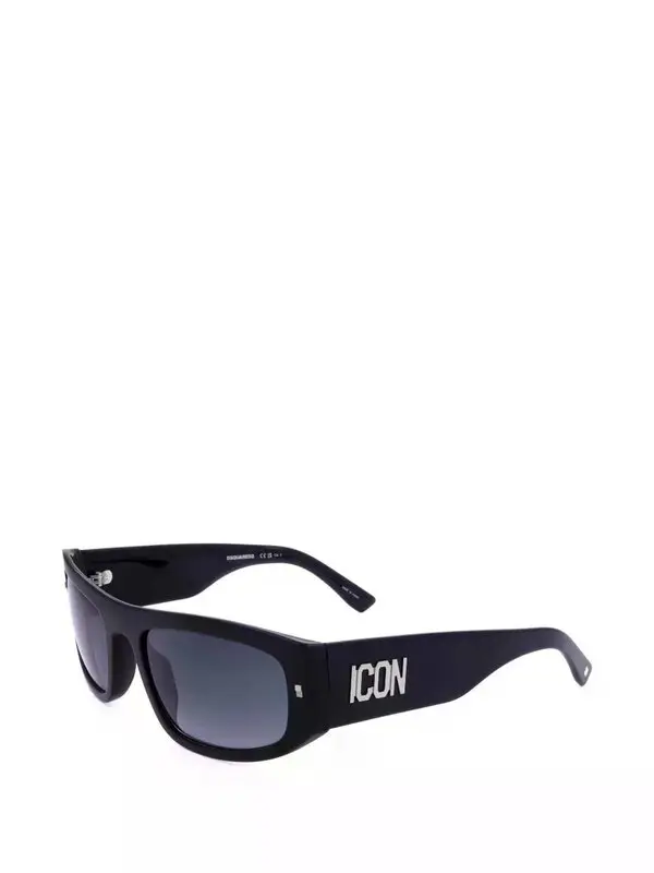 Dsquared2 Icon Rectangle Frame Sunglasses - Black