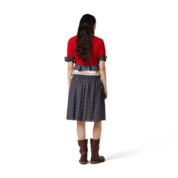 Miu Miu Cropped Cashmere Sweater