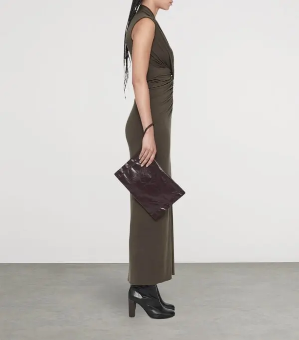 ALLSAINTS Dariya Ruched Maxi Dress