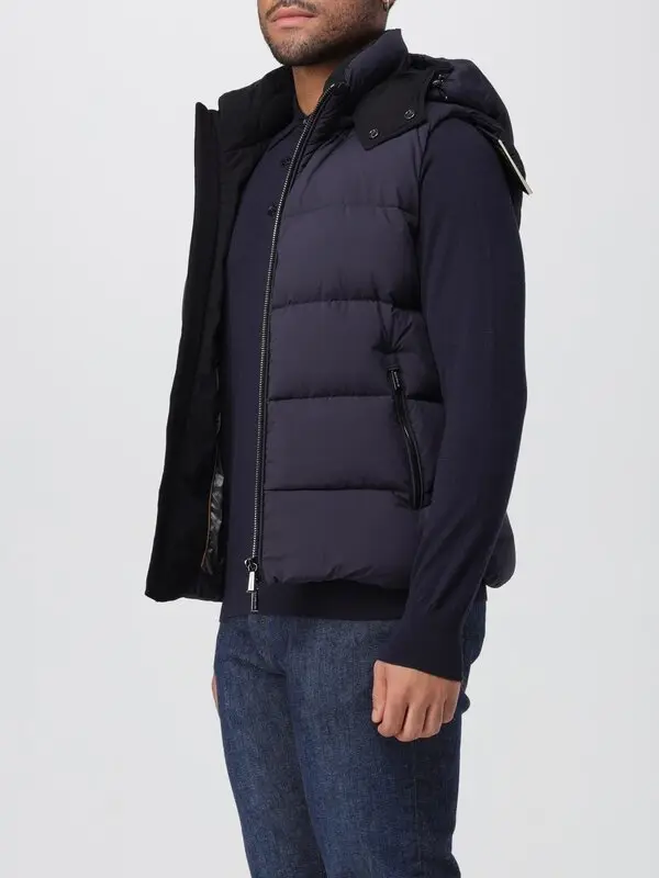 MOORER Padded Gilet With Hood