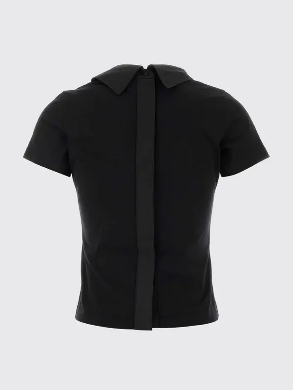 Givenchy Cotton T-shirt With High Neck - Black